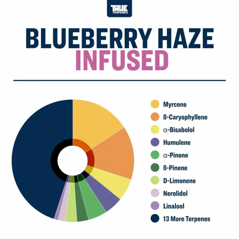 True Terpenes Flavor Infused Blueberry Haze (5 ml - 960 ml)