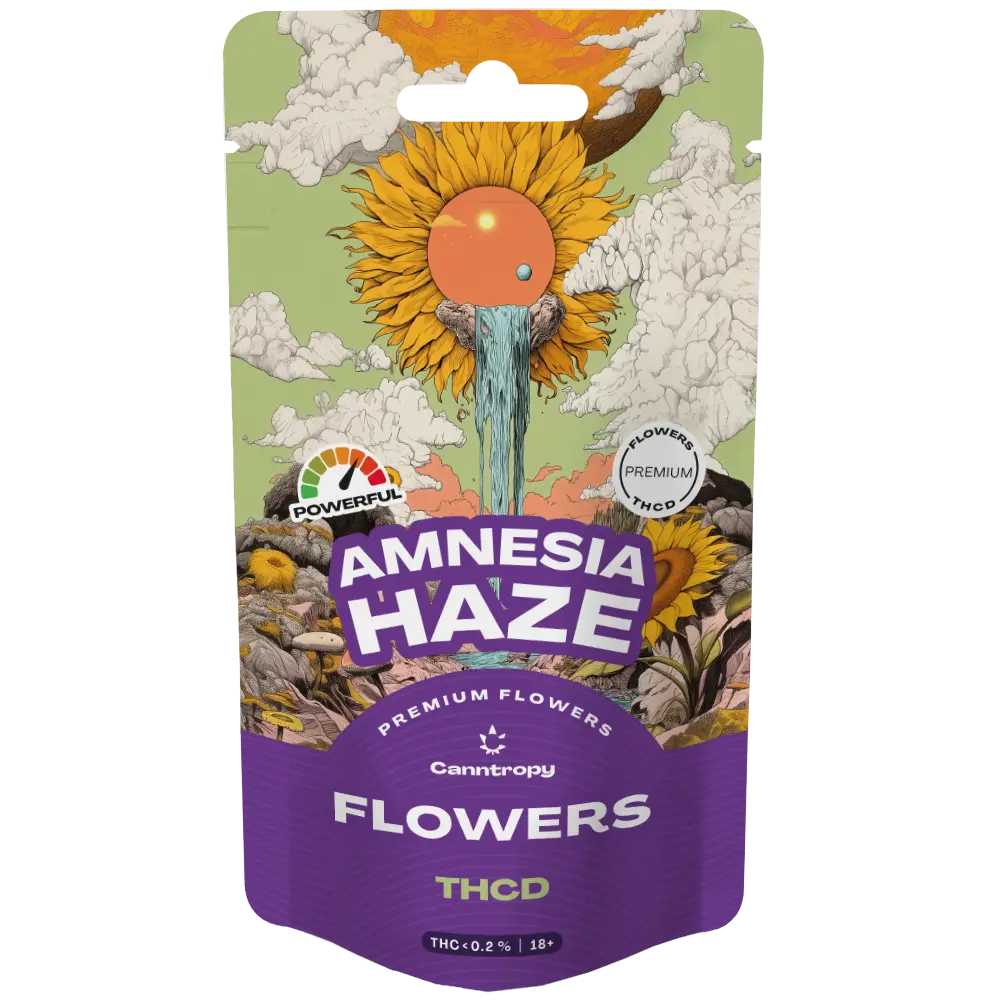Canntropy THCD Flower Amnesia Haze, 10 % THCD, 1-5 g