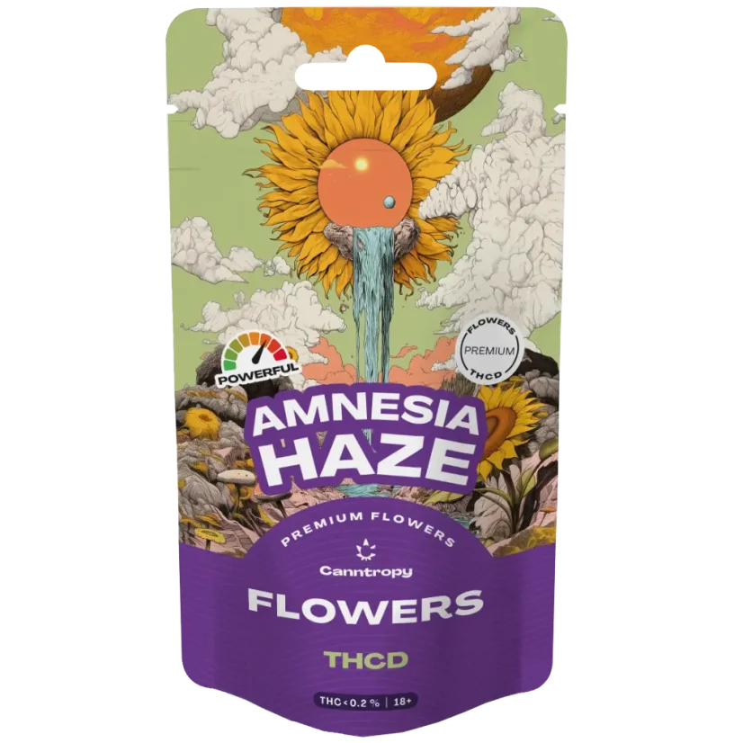 Canntropy THCD Flower Amnesia Haze, 10 % THCD, 1-5 g
