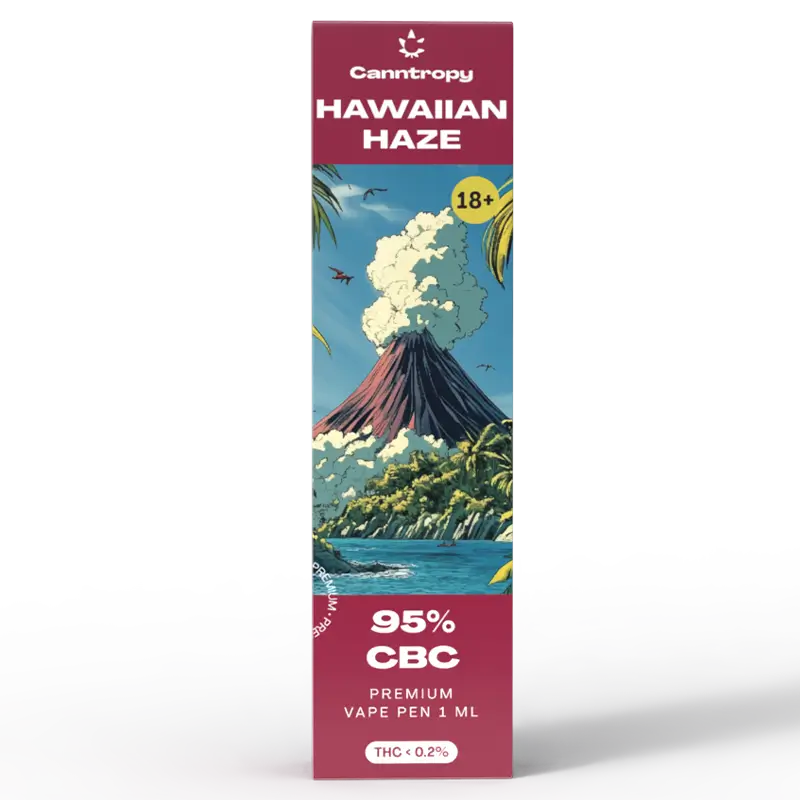 Canntropy CBC Vape Pen Hawaiian Haze, 95 % CBC, 1 мл
