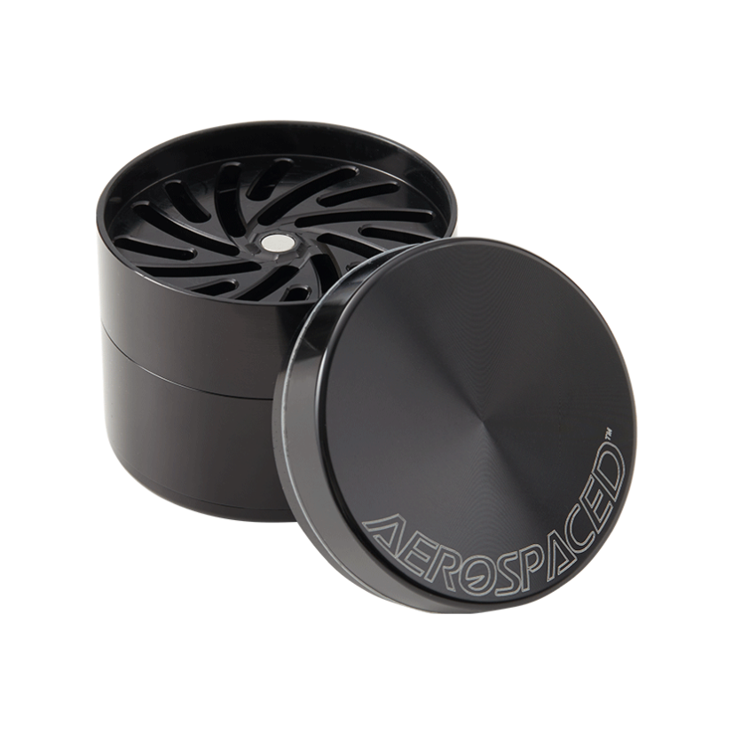 Aerospaced Toothless grinder, 4-piece, 63 mm - 4 colours