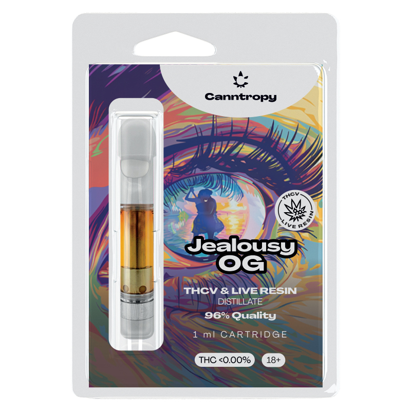 Canntropy THCV Cartucho Jealousy OG terpenos de resina viva, calidad ...