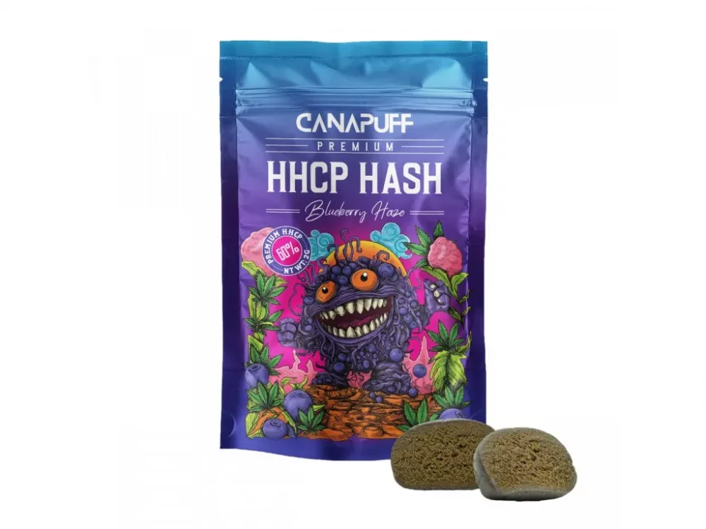CanaPuff HHCP Hash Blueberry Haze, 60 % HHCP, 1 g - 5 g - Número de ...