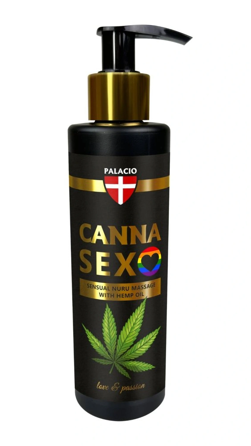 PALACIO Hemp massage oil Cannasex, 150 ml