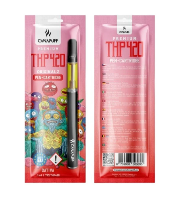 CanaPuff THP420 Pluma + Cartucho Original Z, THP420 79 %, 1 ml