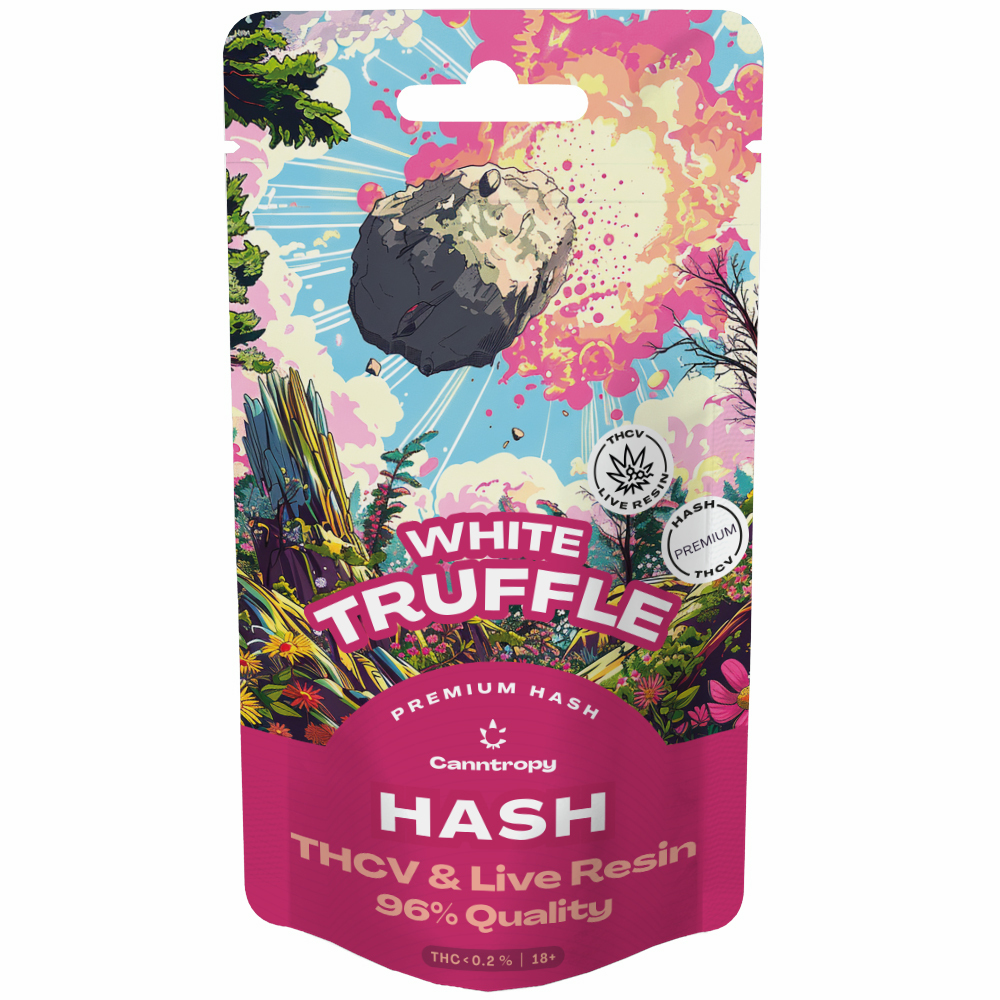 Canntropy THCV Hash White Truffle live resin terpenes, THCV 96% quality ...